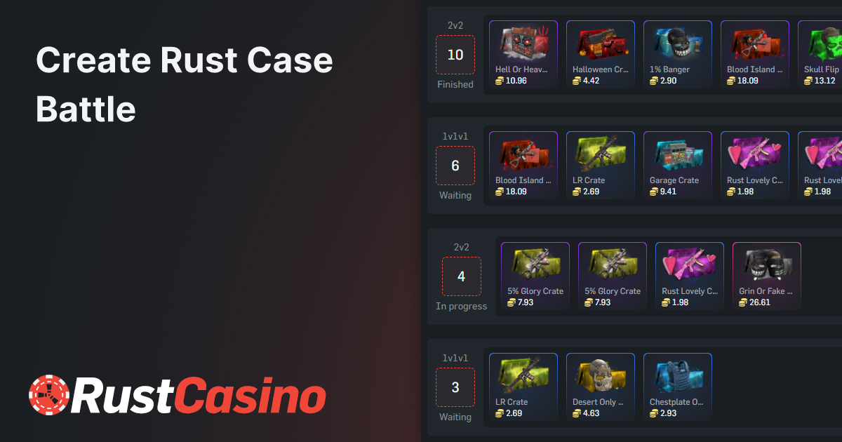 Create Rust Case Battle | RustCasino
