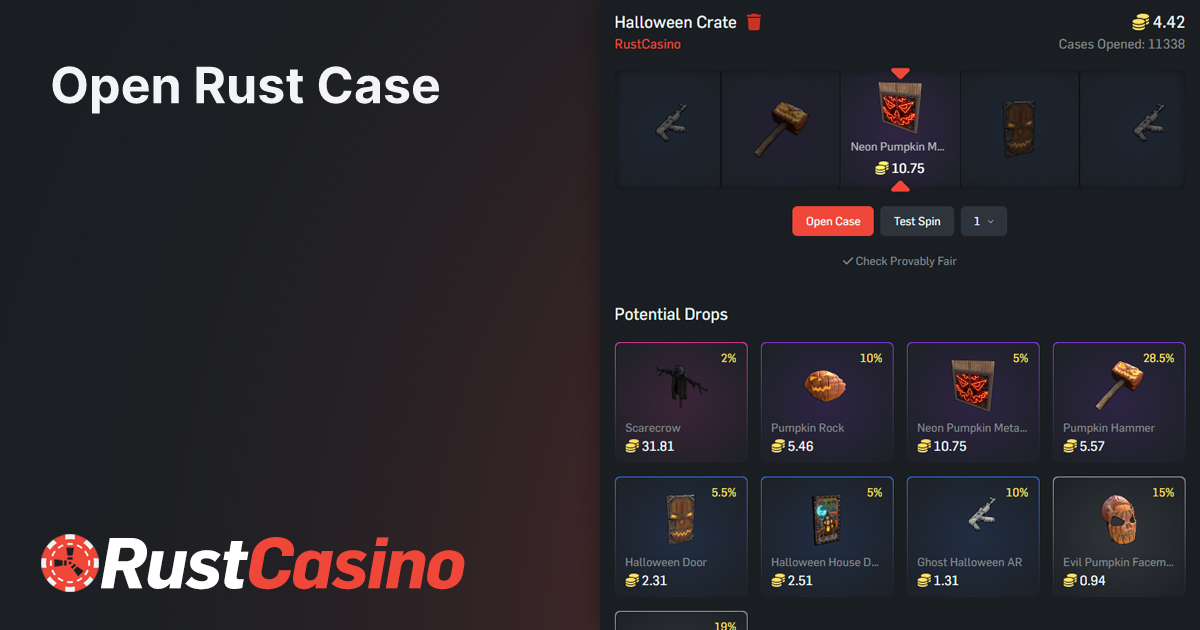 Open Rust Case | RustCasino