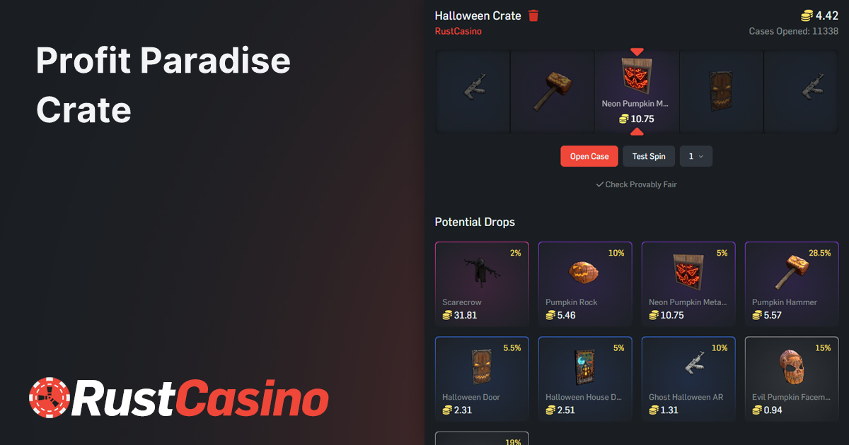 Profit Paradise Crate | RustCasino