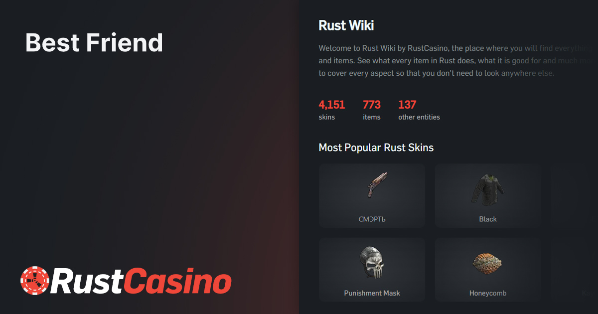 Best Friend - Rust Skin Price & Details