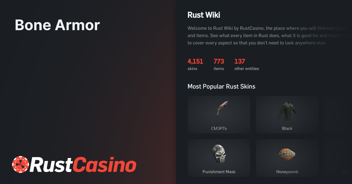 Bone Armor - Rust Wiki