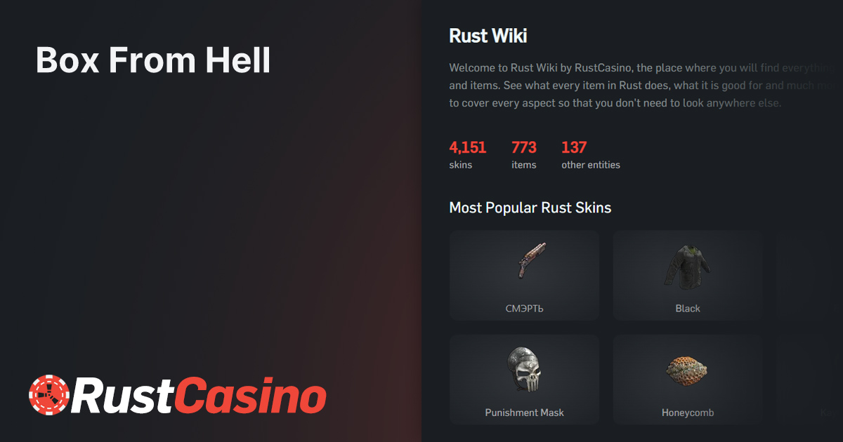 Box from Hell - Rust Skin Price & Details