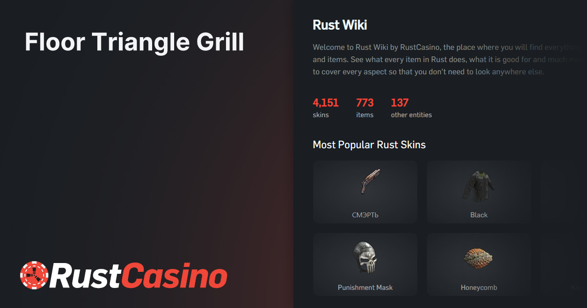 Floor triangle grill - Crafting, Loot & More