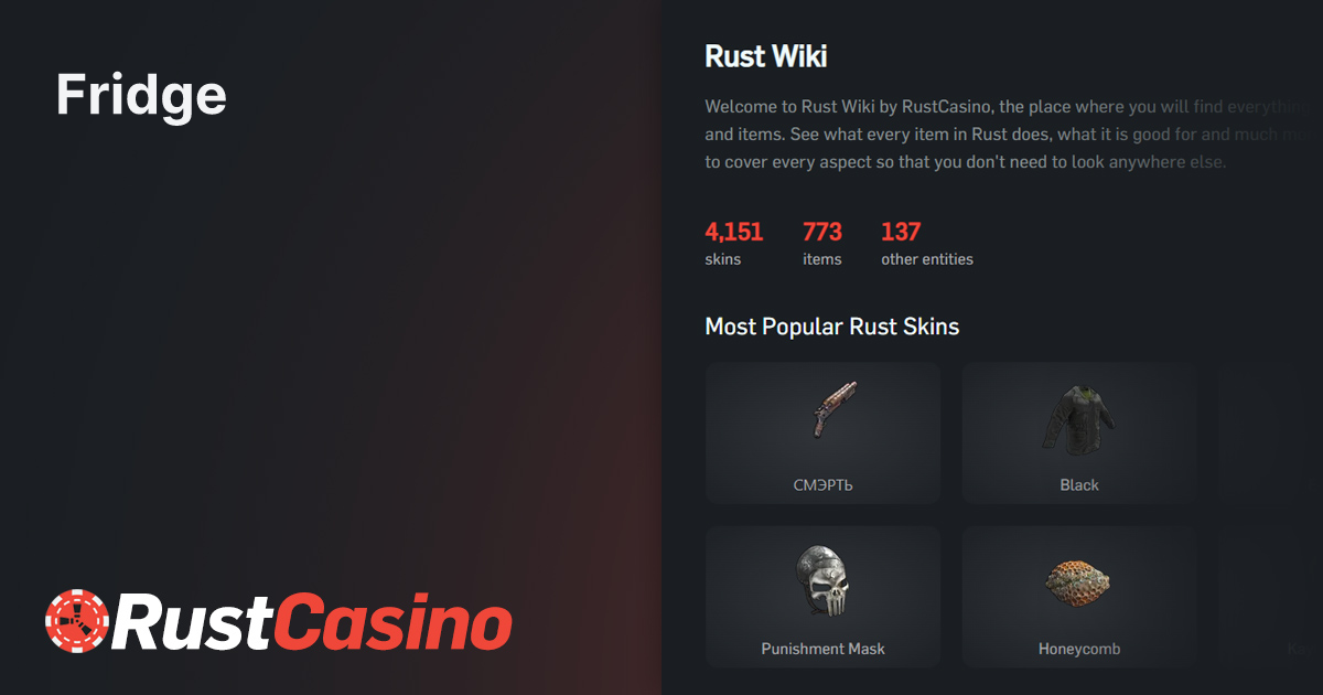 Fridge - Skins, Crafting & More