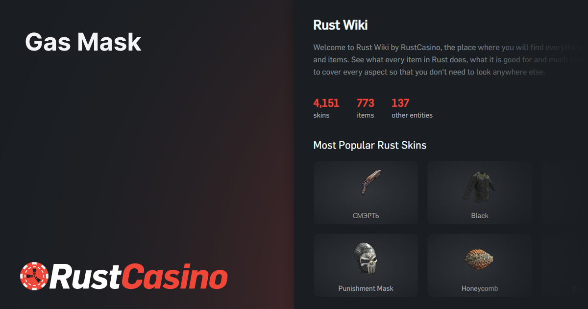Gas Mask - Rust Wiki