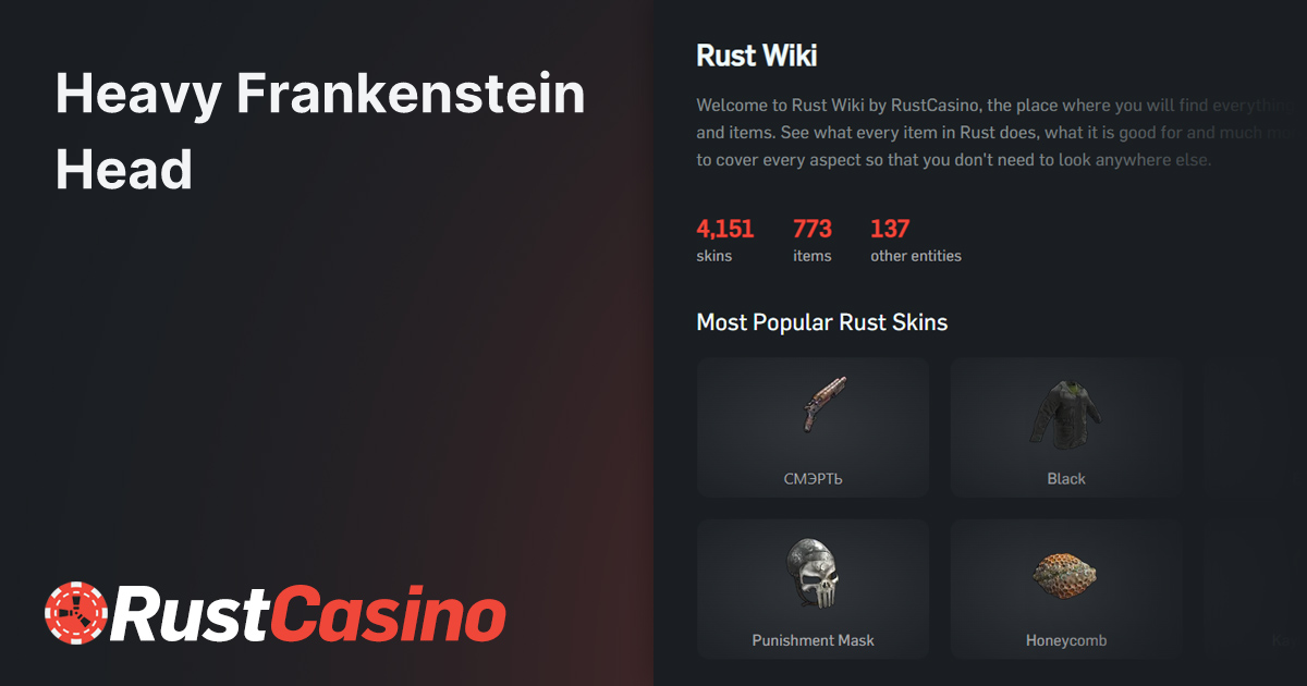 Heavy Frankenstein Head - Rust Wiki