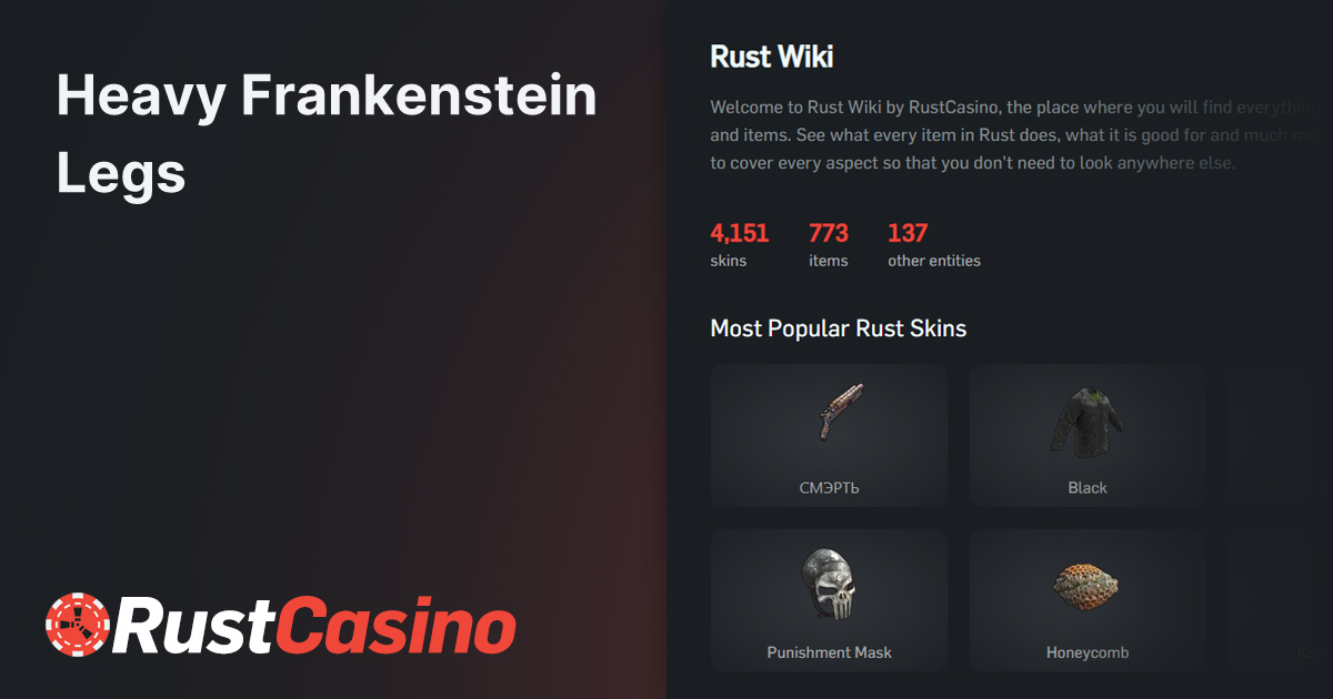 Heavy Frankenstein Legs - Rust Wiki
