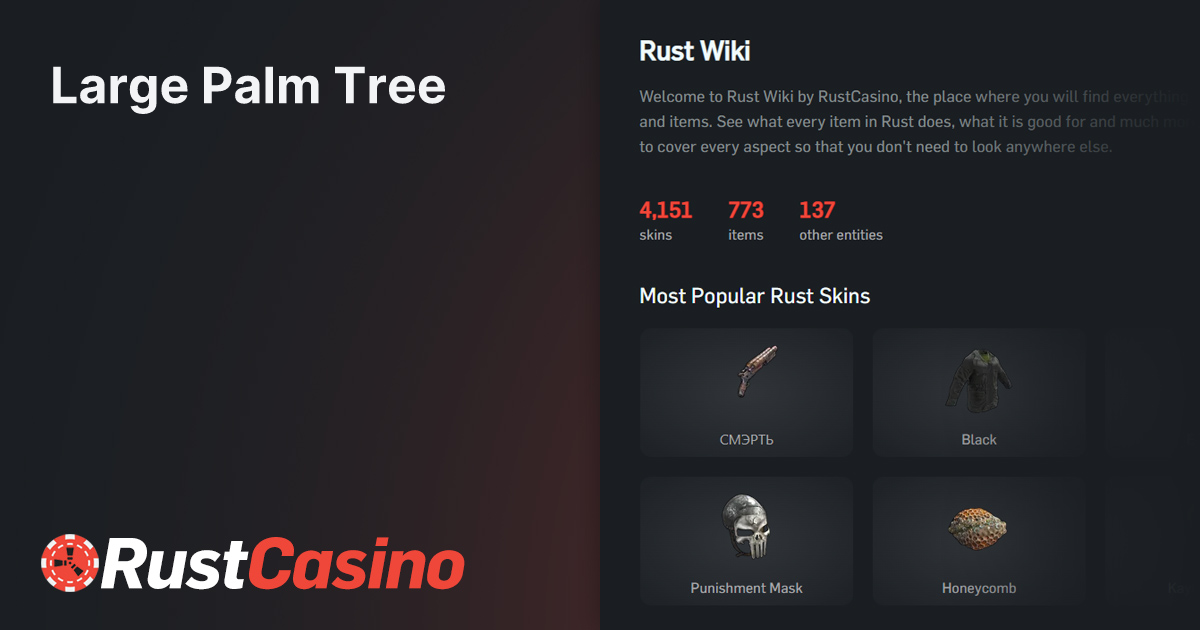 Large Palm Tree - Rust Wiki