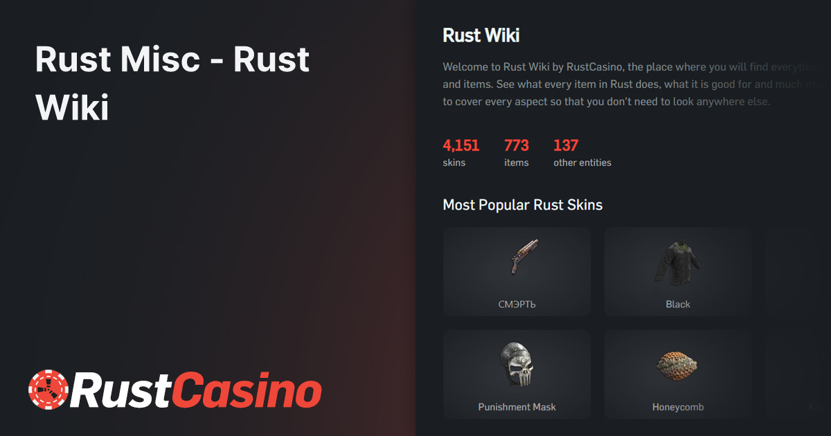 Rust Misc - Rust Wiki