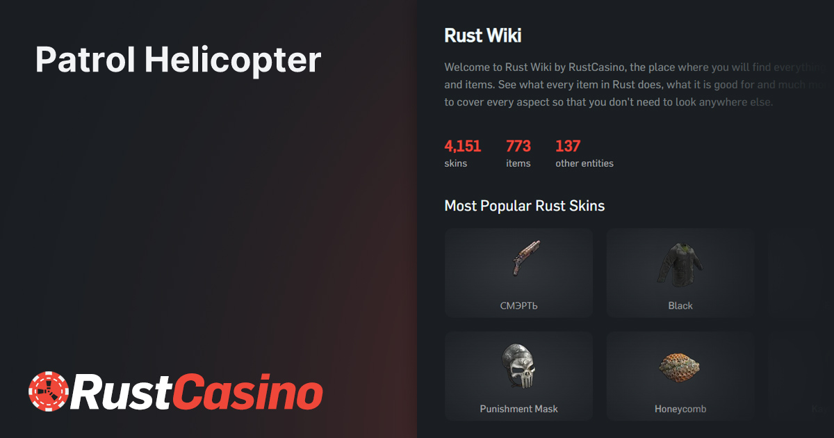 Patrol Helicopter - Rust Wiki