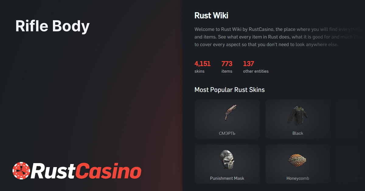 Rifle Body - Rust Wiki