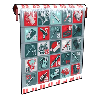 Advent Calendar Garage Door - Rust Skin Price & Details