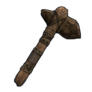 Ancient Gods Stone Hatchet - Rust Skin Price & Details