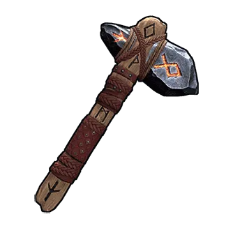 Ancient Runic Stone Hatchet - Rust Skin Price & Details