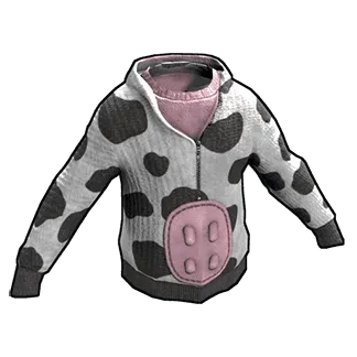 Cow Moo Flage Hoodie - Rust Skin Price & Details