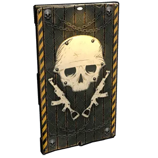Danger Zone Wooden Door - Rust Skin Price & Details