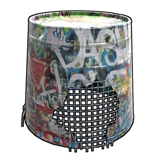 Graffiti Bucket Helmet - Rust Skin Price & Details