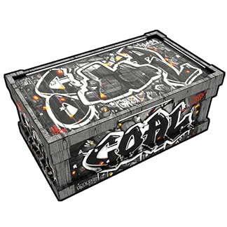 Graffiti Charcoal Storage - Rust Skin Price & Details