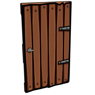 JPEG Wooden Door - Rust Skin Price & Details