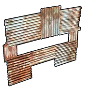 Metal horizontal embrasure - Crafting, Loot & More