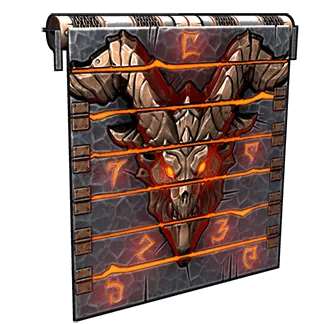 Molten Visage Garage Door - Rust Skin Price & Details
