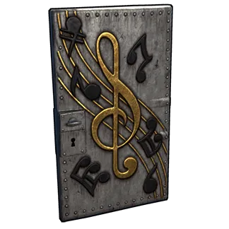 Musical Notes Door - Rust Skin Price & Details