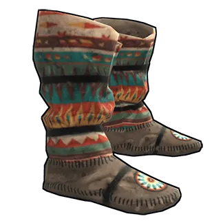 Native American Hide Shoes - Rust Skin Price & Details