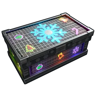 Neon Snowflake Large Box - Rust Skin Price & Details