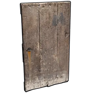 Old Heavy Wooden Door - Rust Skin Price & Details