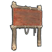 One Sided Town Sign Post - Skins, Crafting & More