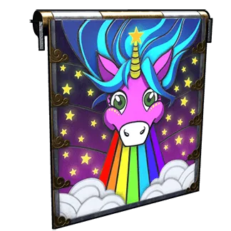 Rainbow Pony Garage Door - Rust Skin Price & Details