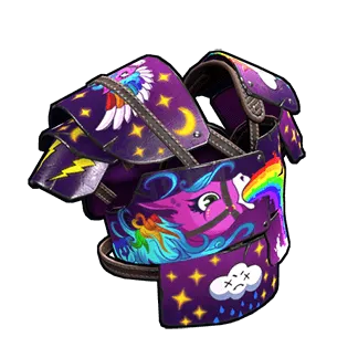Rainbow Pony Vest - Rust Skin Price & Details
