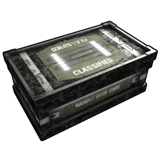 Reinforced Large Wood Box - Rust Skin Price & Details