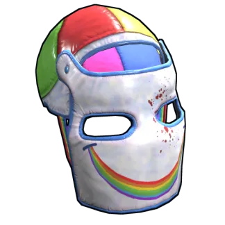 Rubius Rainbow Facemask - Rust Skin Price & Details