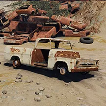 Scrapped Pickup Truck - Rust Wiki