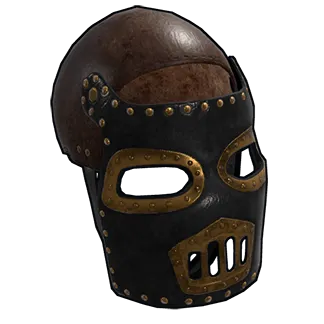 Steampunk Leather Mask - Rust Skin Price & Details