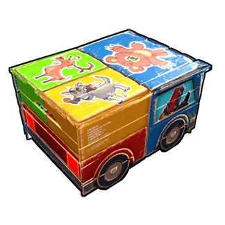 Stickered Toy Car - Rust Skin Price & Details