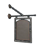 Two Sided Hanging Sign - Skins, Crafting & More