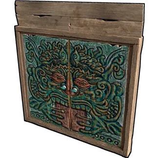 Wind King Wooden Double Door - Rust Skin Price & Details