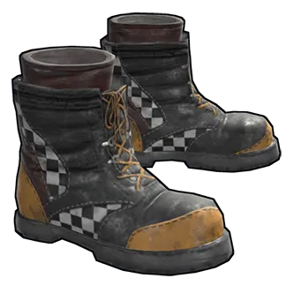 Yellow Race Boots - Rust Skin Price & Details